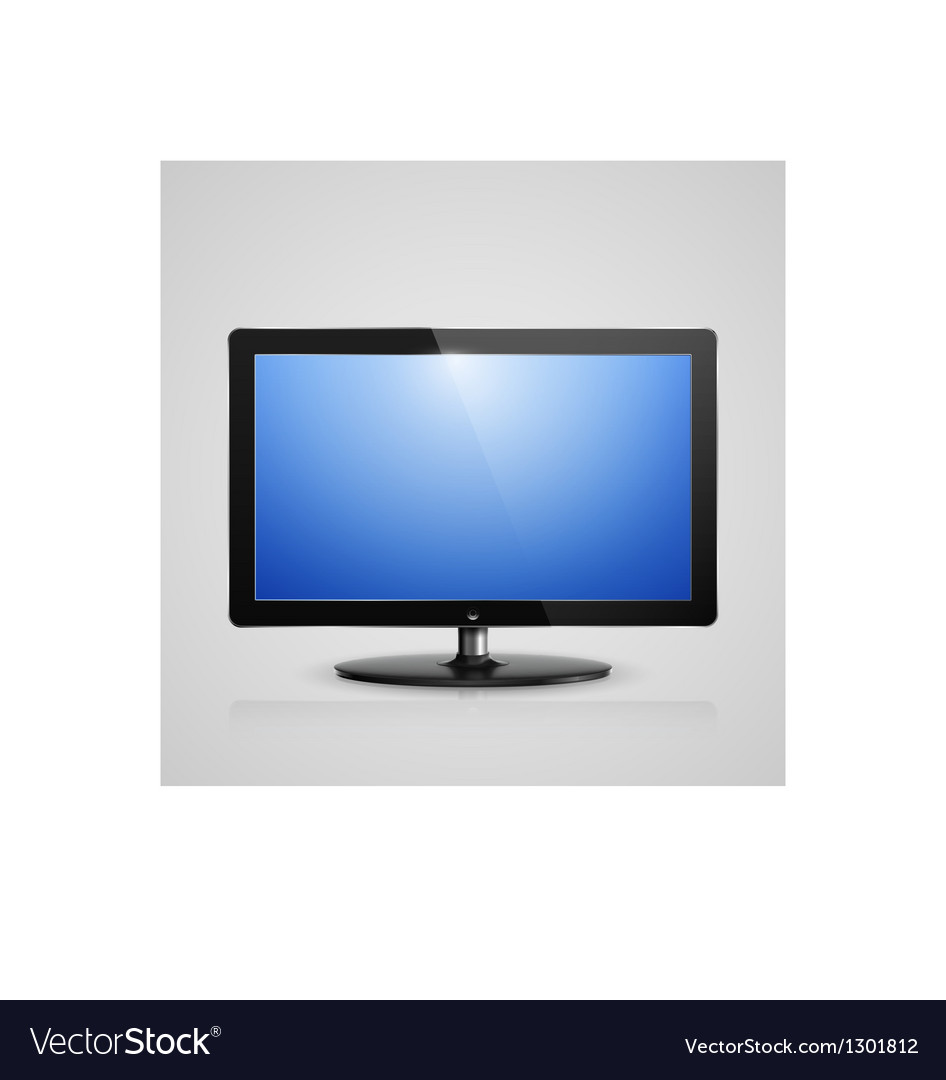 Computer monitor Royalty Free Vector Image - VectorStock