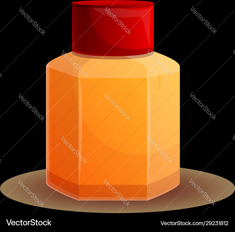 Condiment jar icon cartoon style Royalty Free Vector Image
