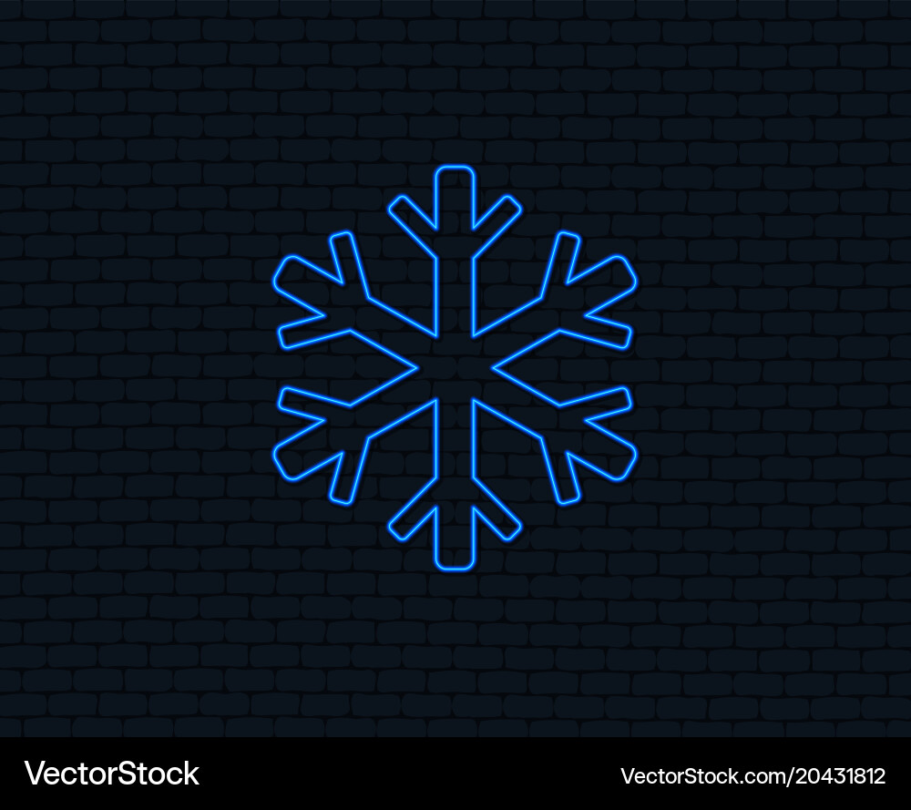 Snowflake sign icon air conditioning symbol Vector Image