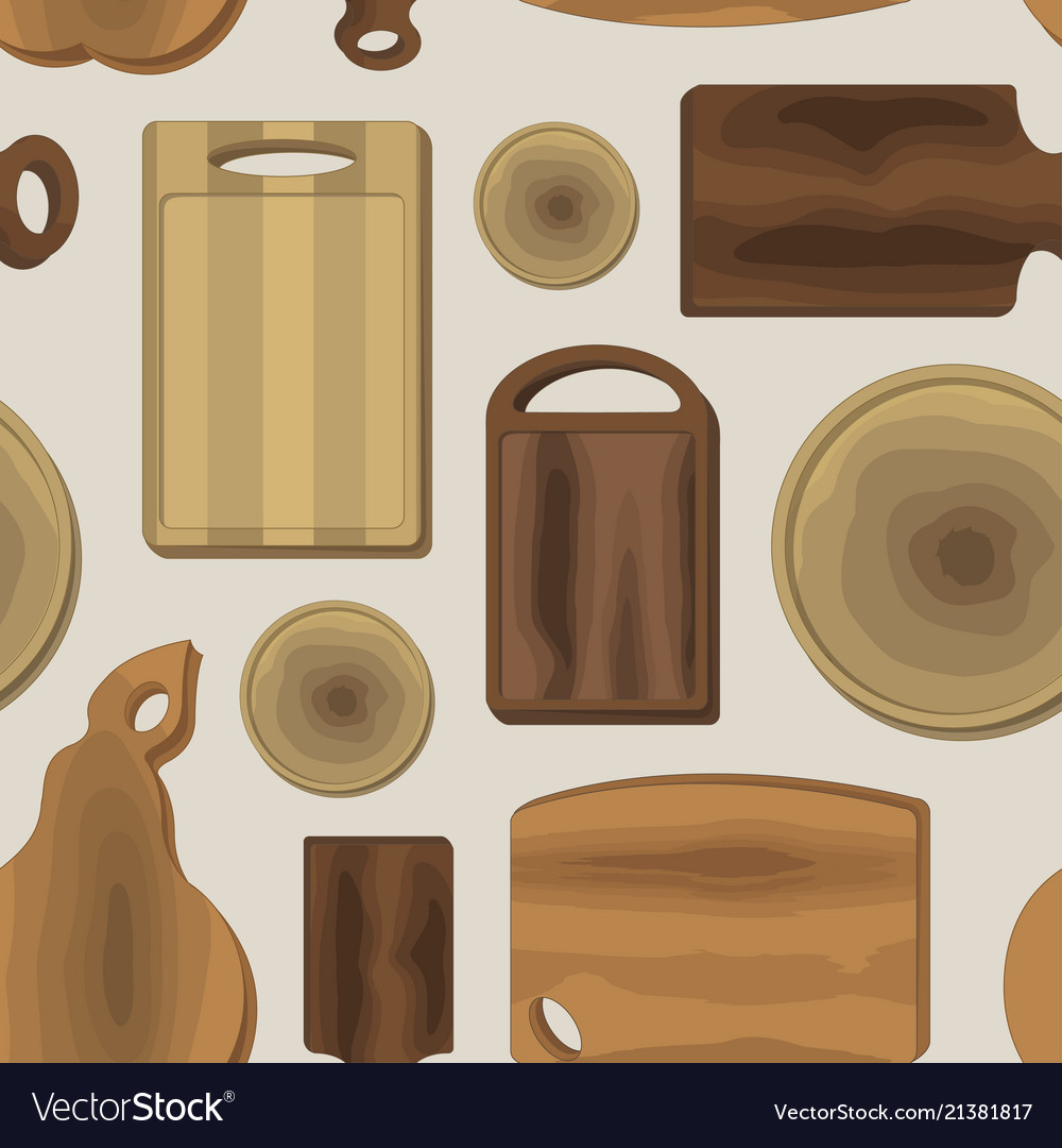 Cutting board pattern Royalty Free Vector Image