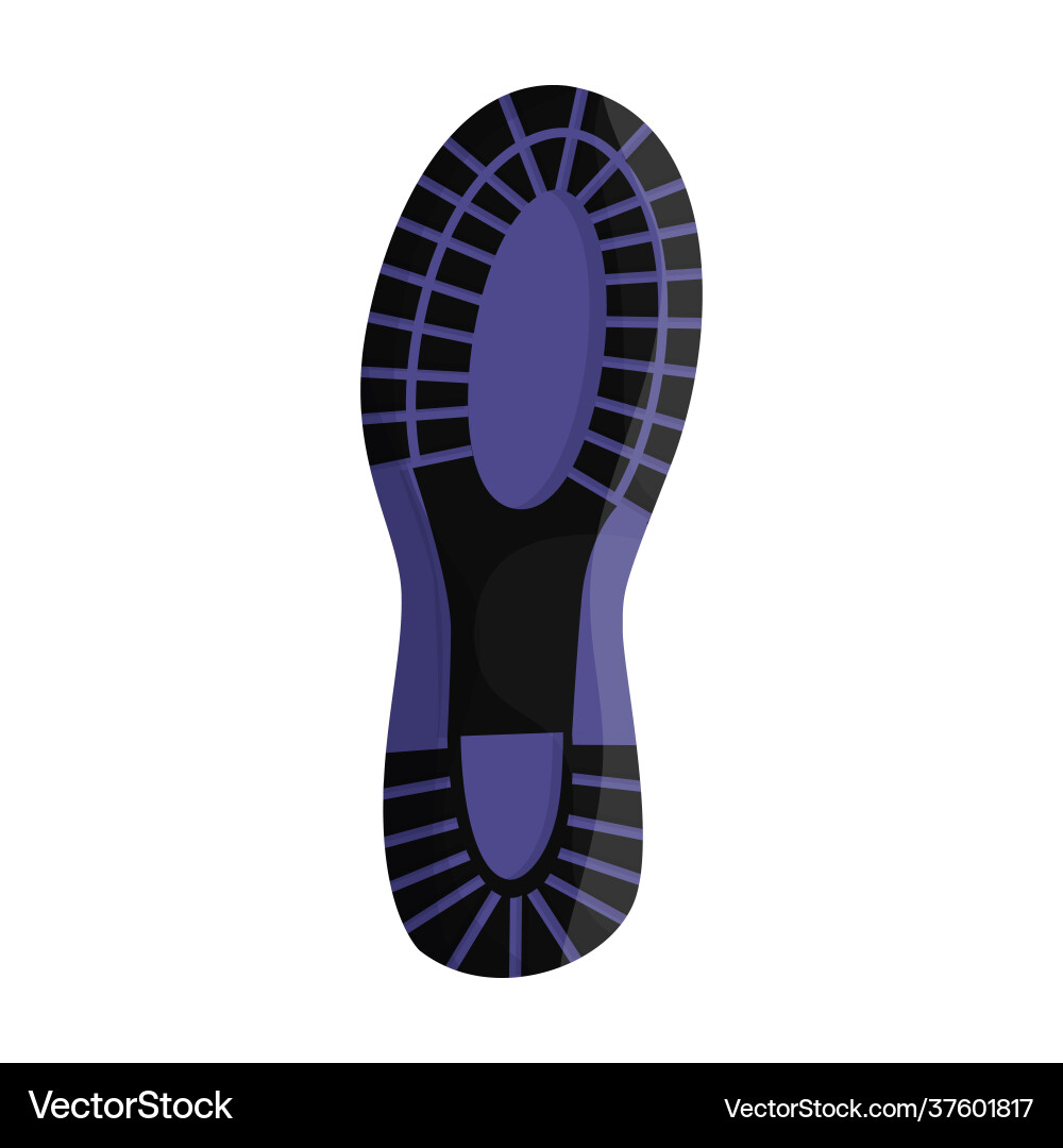 Footprint iconcartoon icon isolated Royalty Free Vector