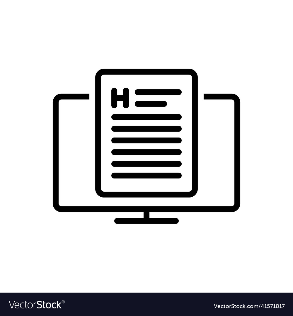 Heading Royalty Free Vector Image - VectorStock