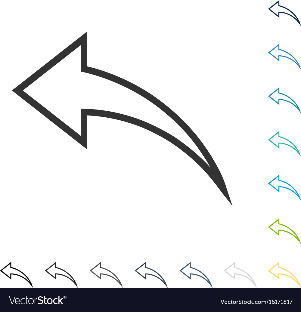 Undo icon Royalty Free Vector Image - VectorStock