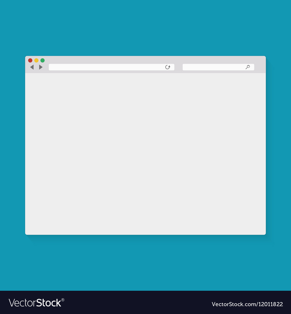 Browser window Royalty Free Vector Image - VectorStock