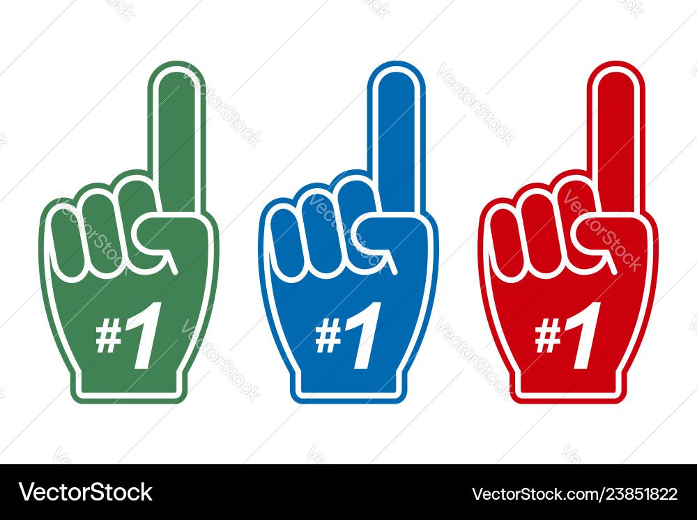 Number one fun Royalty Free Vector Image - VectorStock
