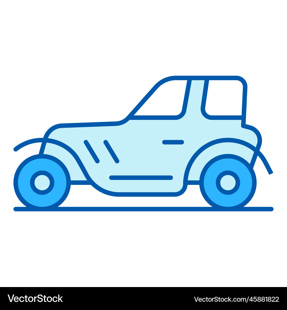 Retro sports car Royalty Free Vector Image - VectorStock