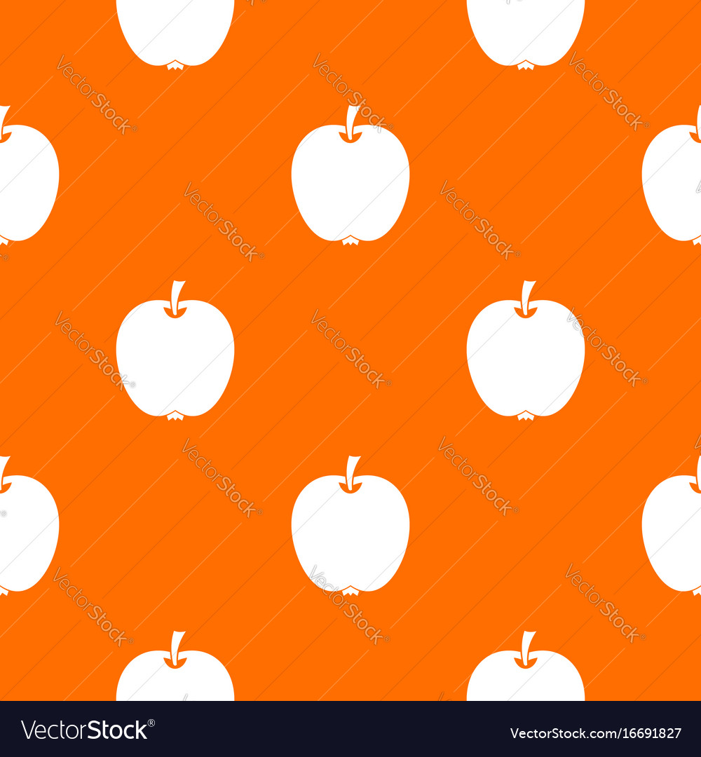 Apple pattern seamless Royalty Free Vector Image