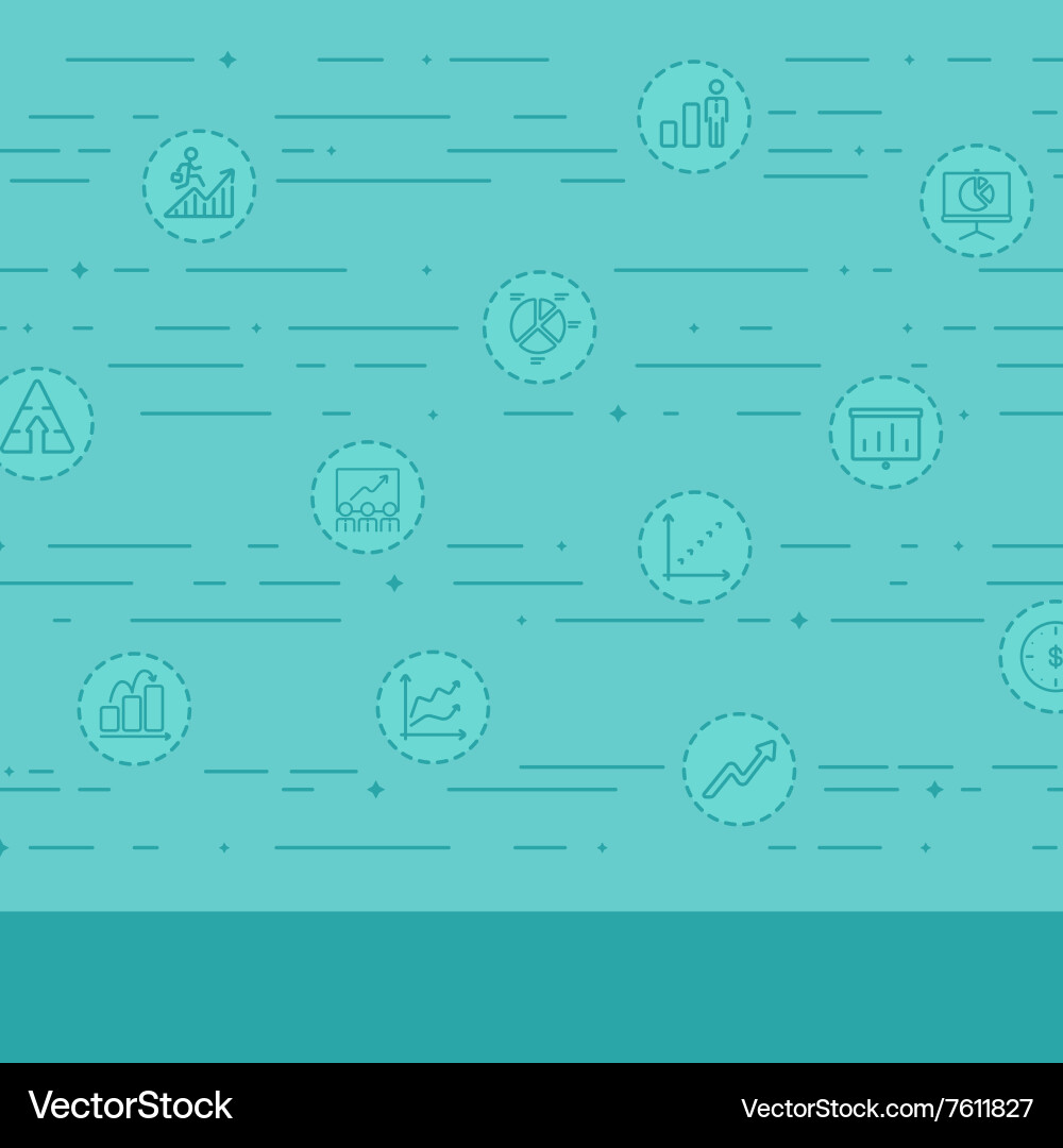 Background with business icons Royalty Free Vector Image