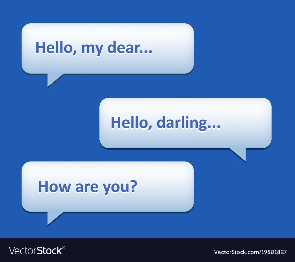 Chat frames Royalty Free Vector Image - VectorStock