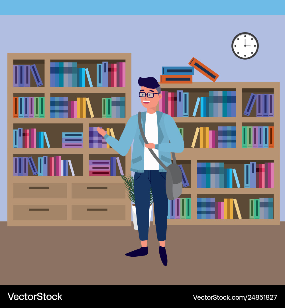 Education university college cartoon Royalty Free Vector