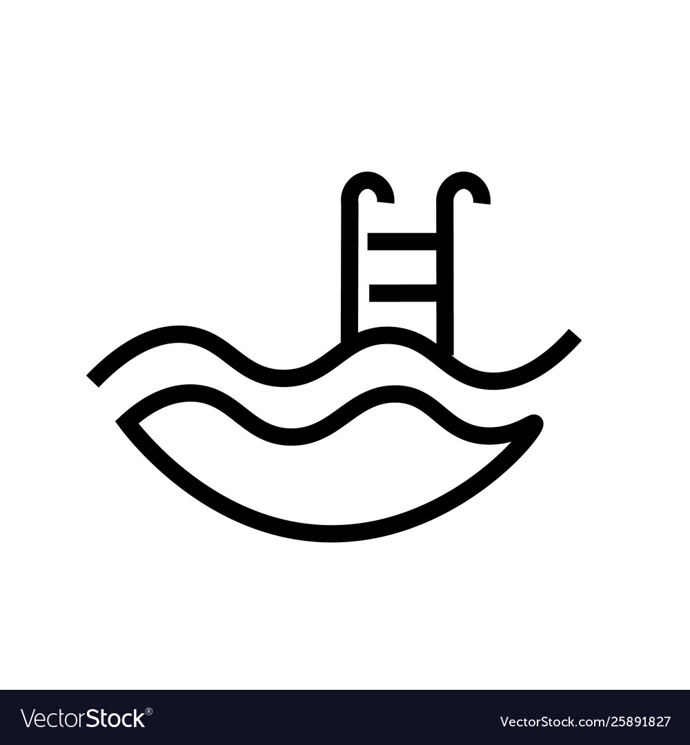 Pool icon Royalty Free Vector Image - VectorStock