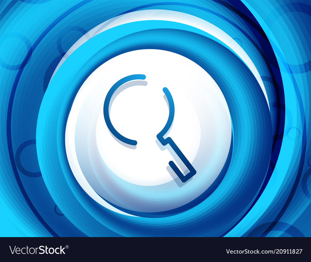 Search magnifier web button magnify icon modern Vector Image