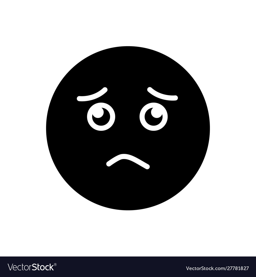 Worried Royalty Free Vector Image - VectorStock