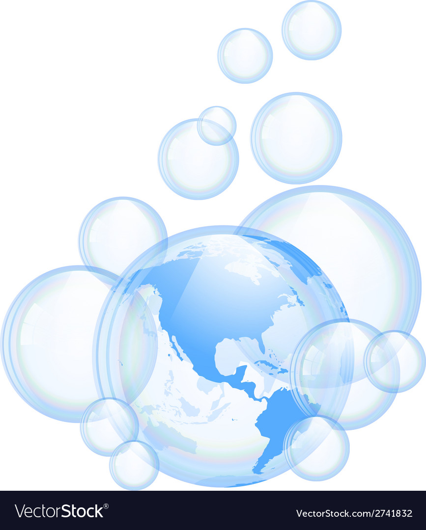 Bubbles background Royalty Free Vector Image - VectorStock