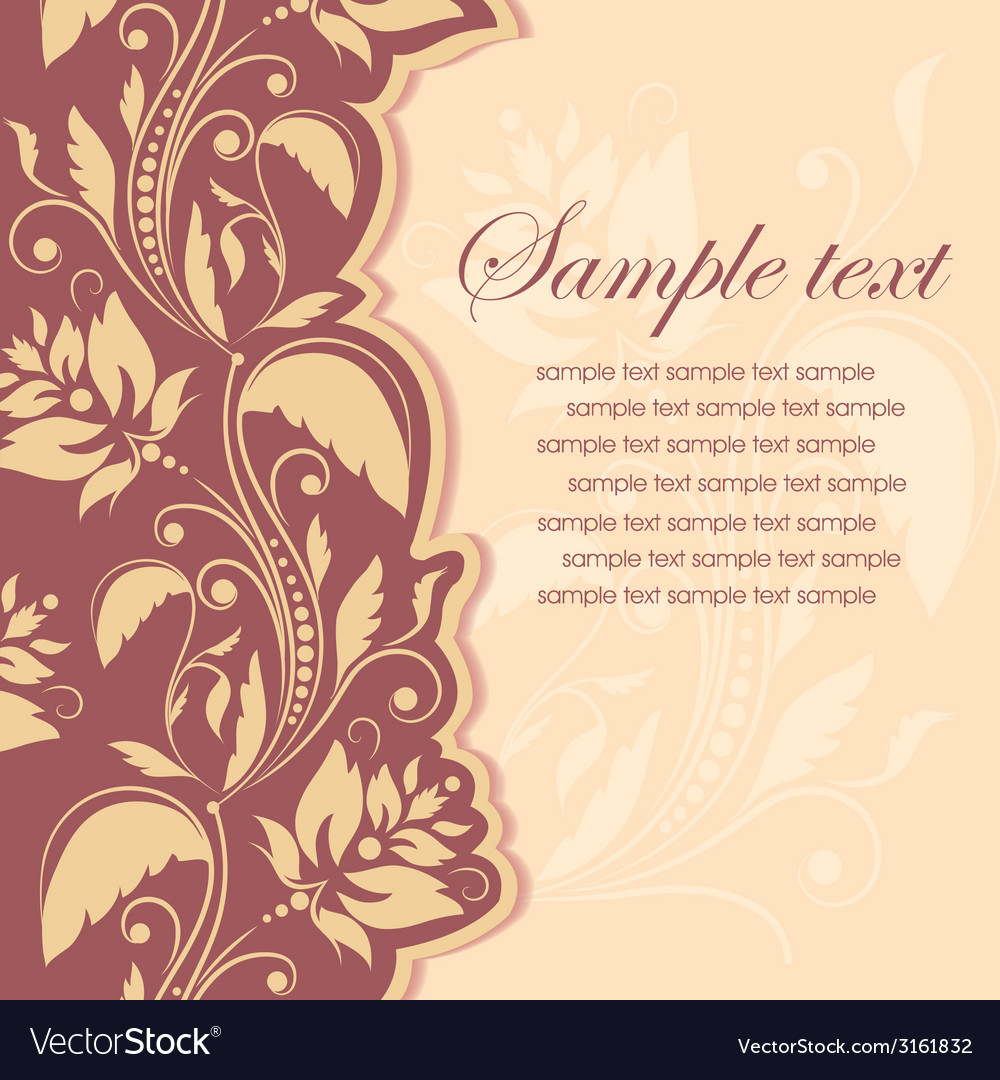 Template frame abstract background Royalty Free Vector Image