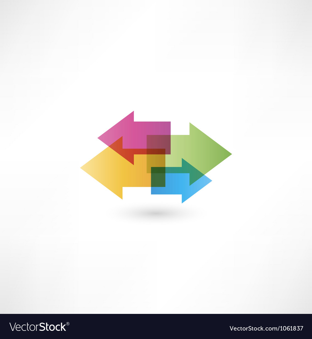 Arrow objects Royalty Free Vector Image - VectorStock