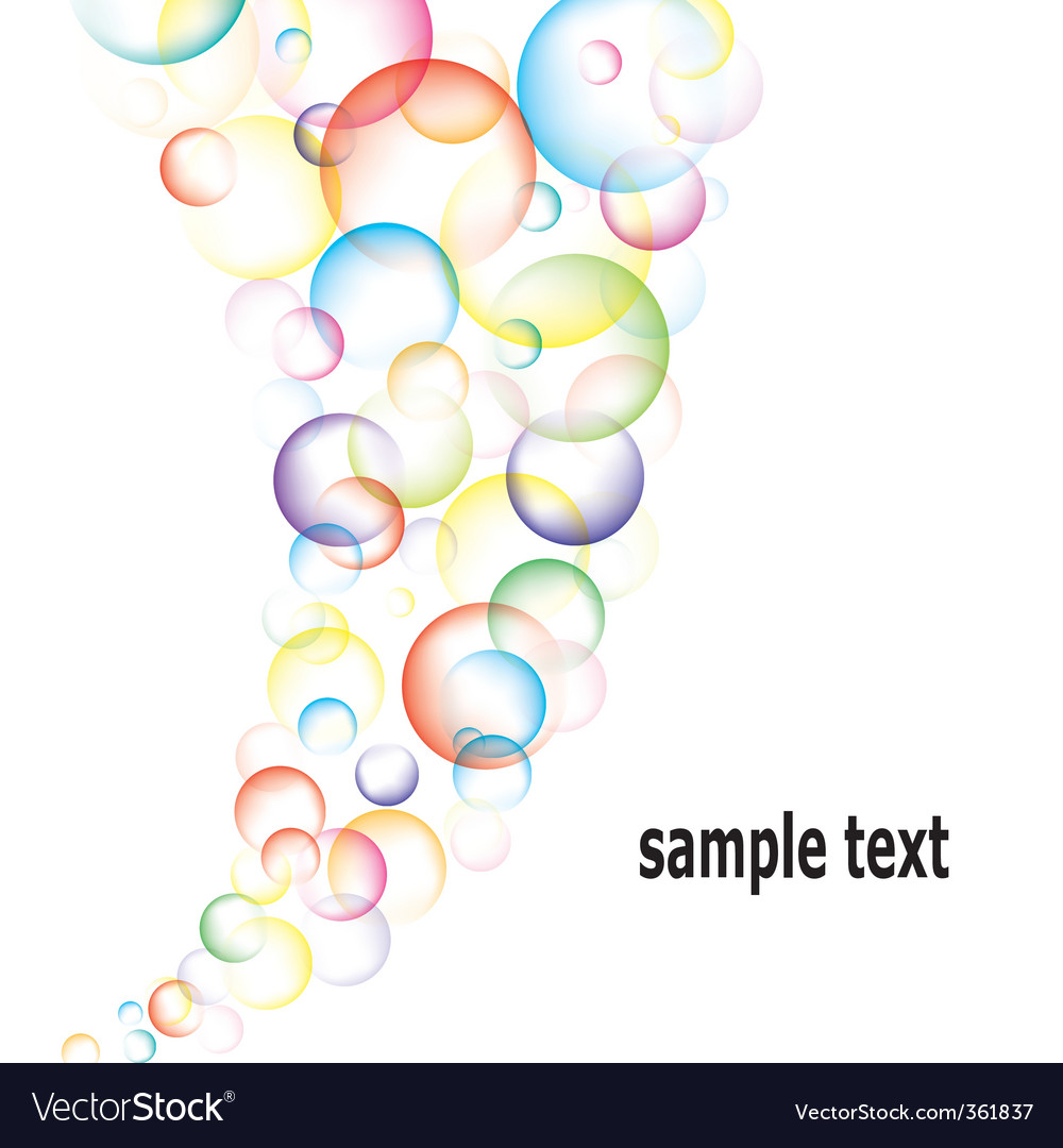 Bubbles Royalty Free Vector Image - VectorStock