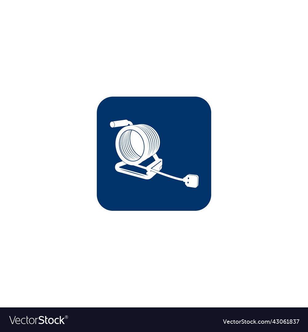 Cable Reel Icon Royalty Free Vector Image Vectorstock