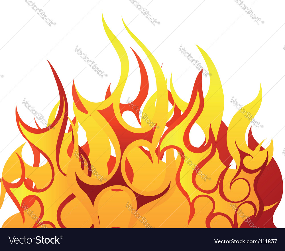 Fire background Royalty Free Vector Image - VectorStock