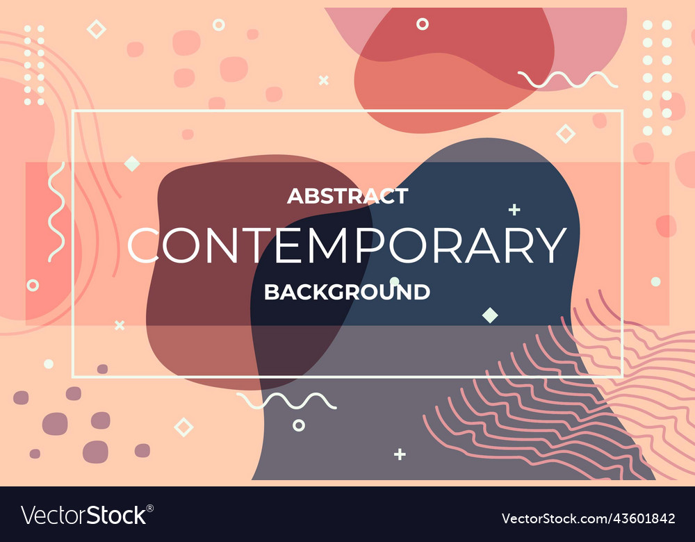 Abstract contemporary background template Vector Image