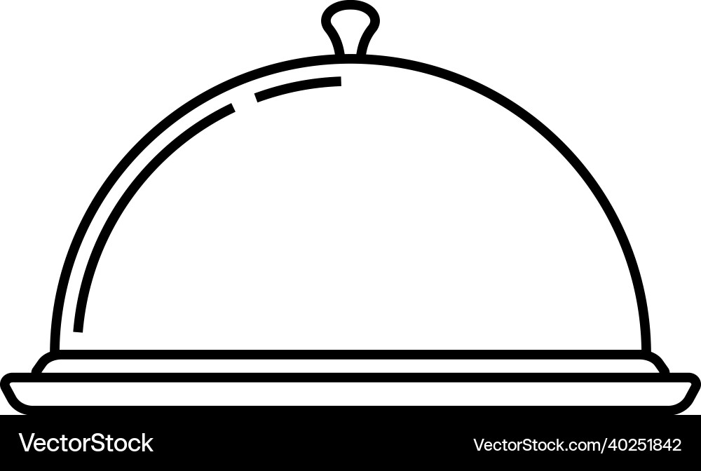 Cloche icon design template isolated Royalty Free Vector