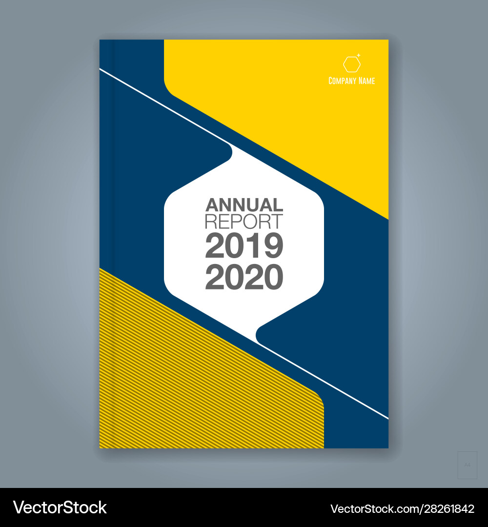 Cover annual report 1279 Royalty Free Vector Image