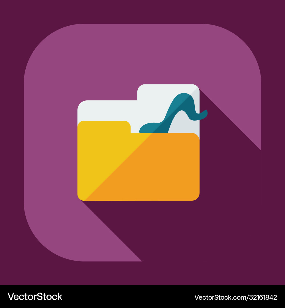 Flat modern design with shadow icons music Vector Image