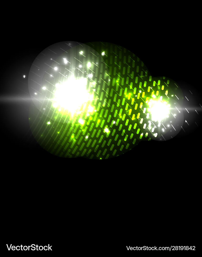 Glowing neon light holiday decoration Royalty Free Vector