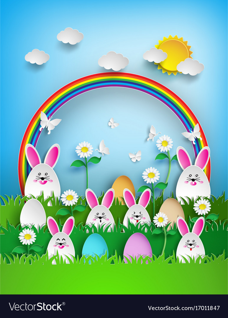 Easter background Royalty Free Vector Image - VectorStock