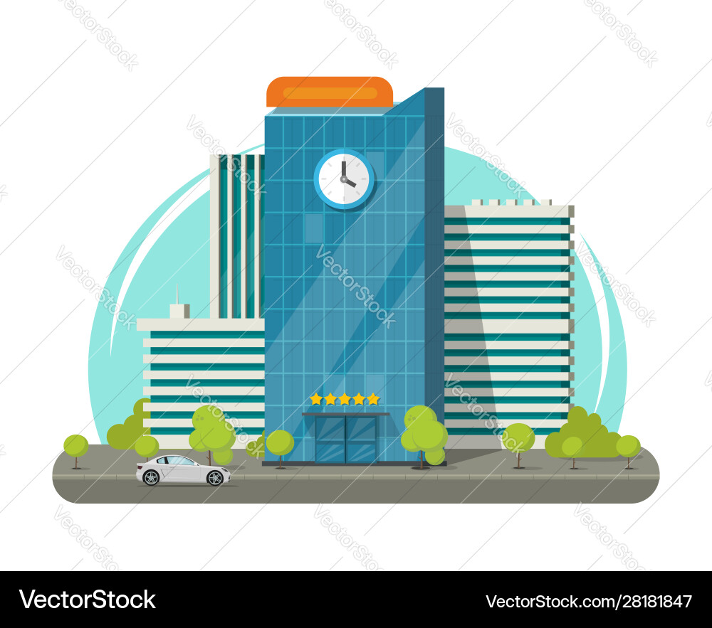 University or college building Royalty Free Vector Image