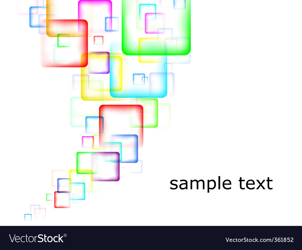 Abstract squares background Royalty Free Vector Image