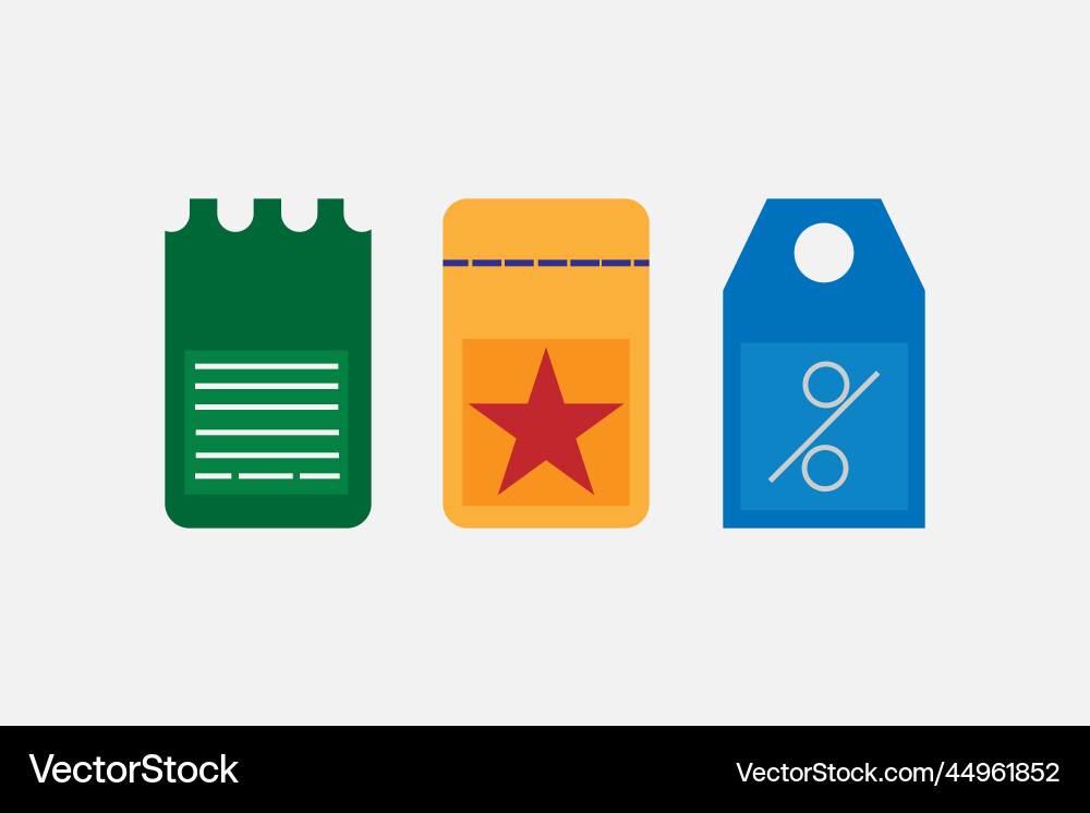 Bonus tickets gift sales refer Royalty Free Vector Image