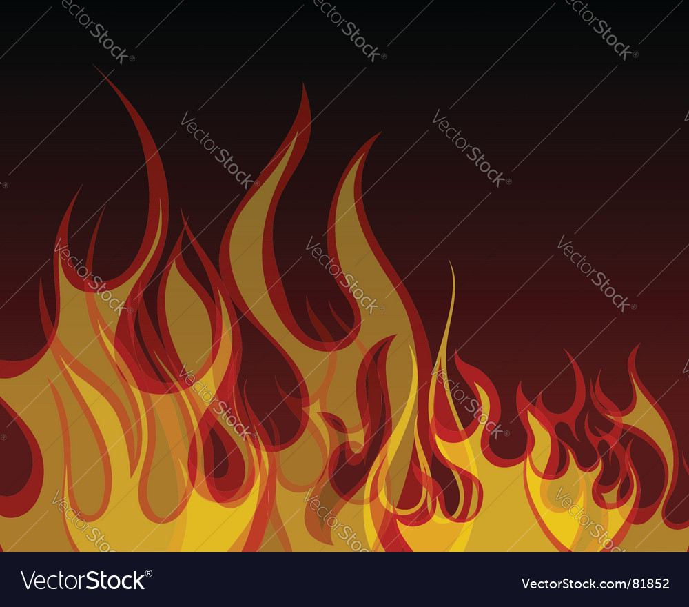 Fire background Royalty Free Vector Image - VectorStock