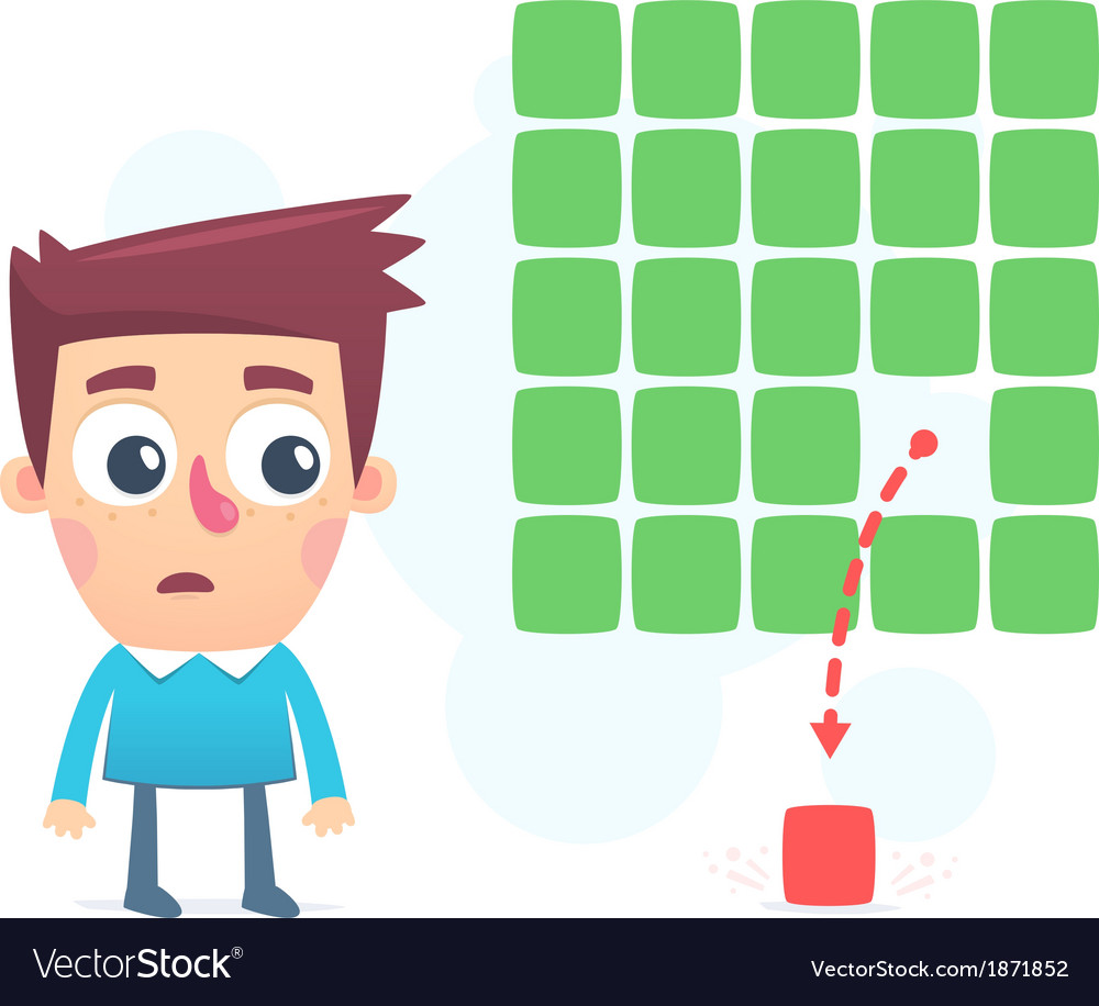 Matrix broken Royalty Free Vector Image - VectorStock