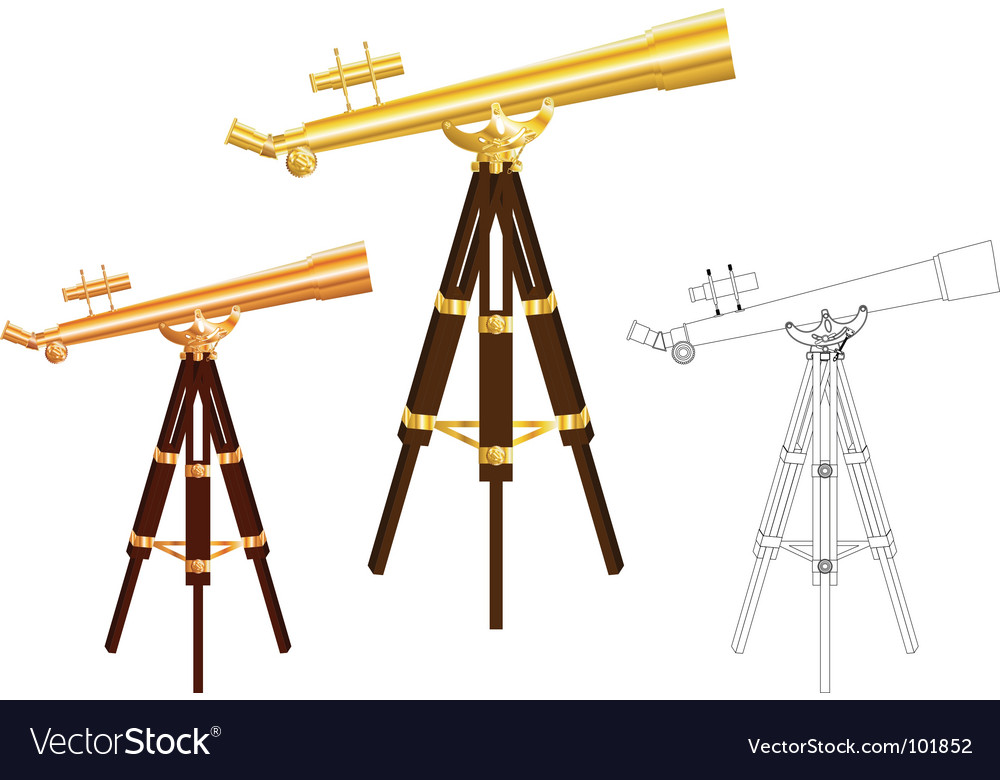 Telescope Royalty Free Vector Image - VectorStock