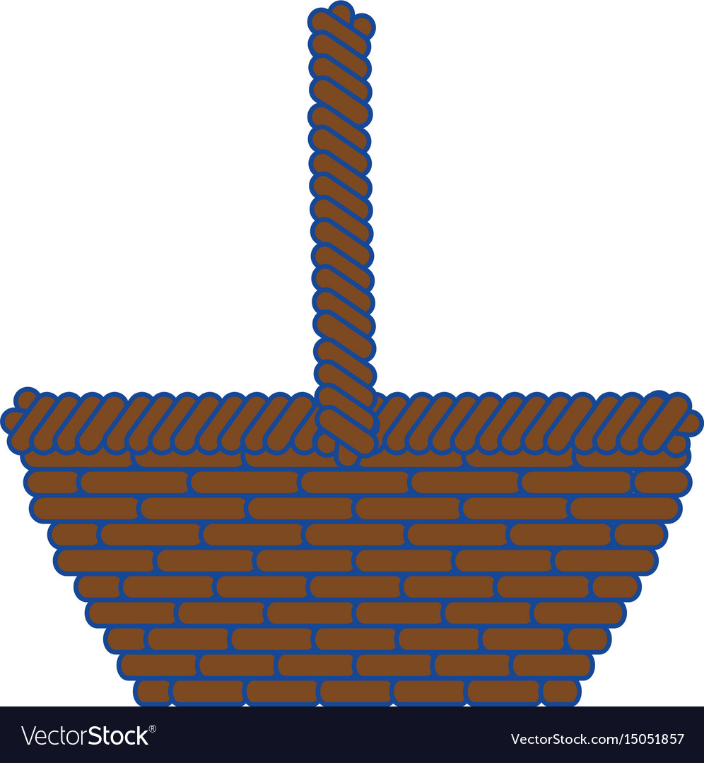 Basket empty object Royalty Free Vector Image - VectorStock