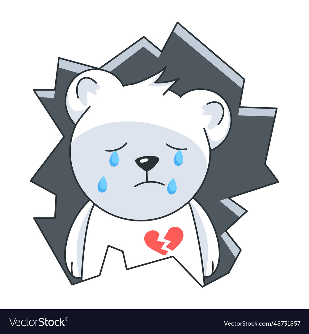 Heartbreak Royalty Free Vector Image - VectorStock
