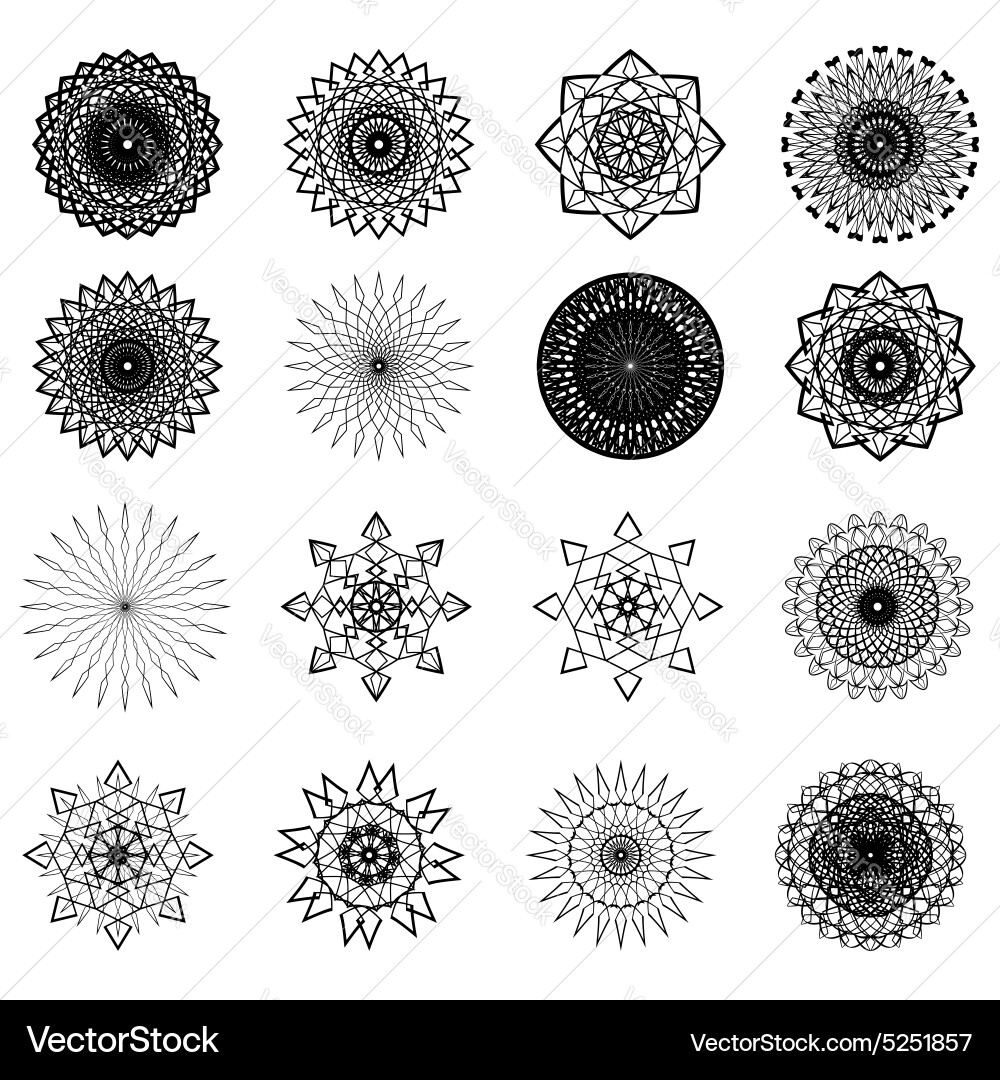 Set of Symbols Royalty Free Vector Image - VectorStock