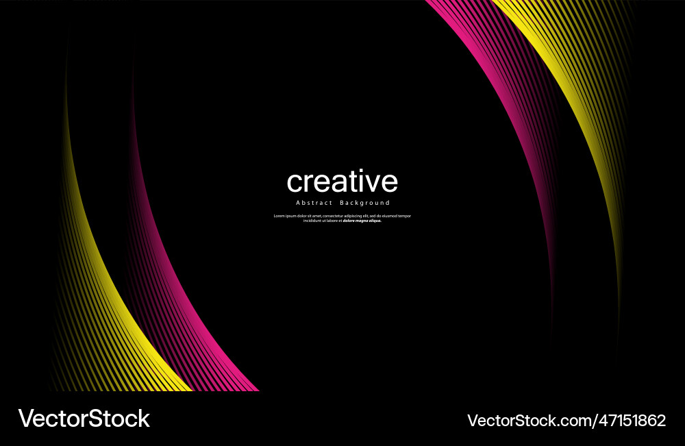 Abstract colorful wave line background curve Vector Image