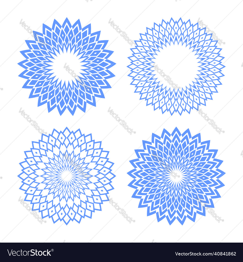 Circle patterns Royalty Free Vector Image - VectorStock