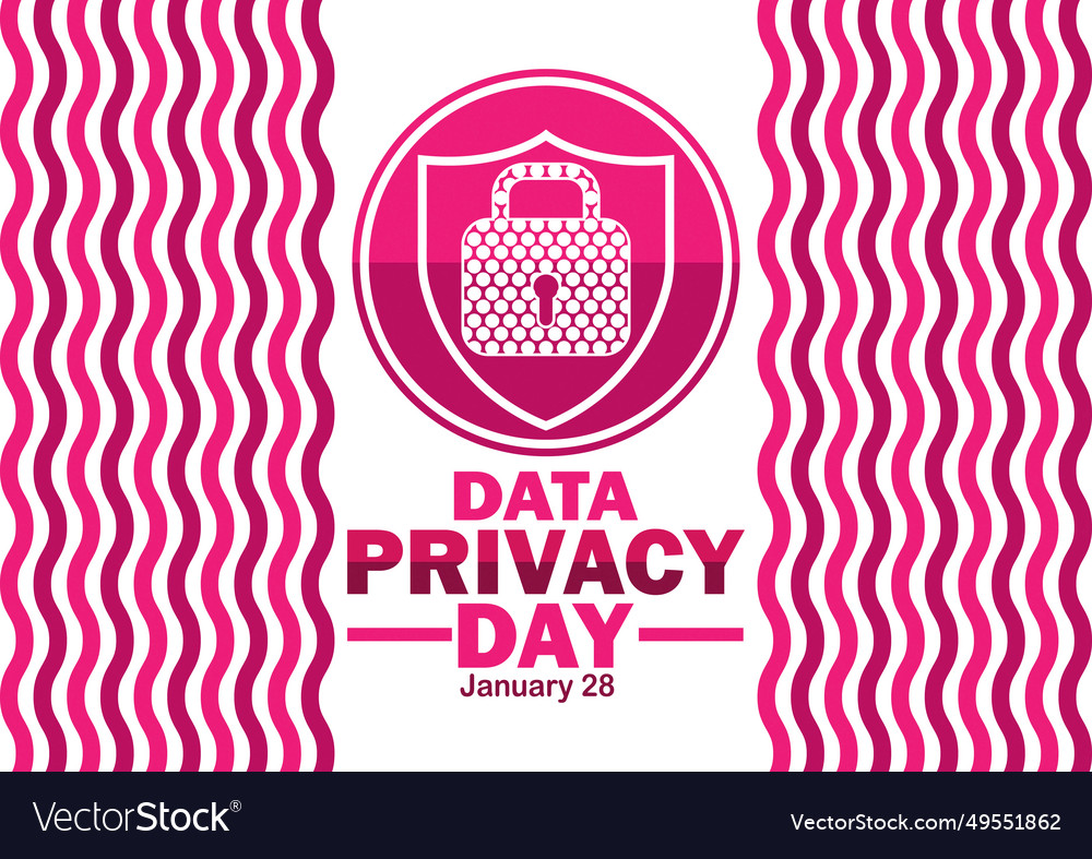 Data privacy day Royalty Free Vector Image - VectorStock