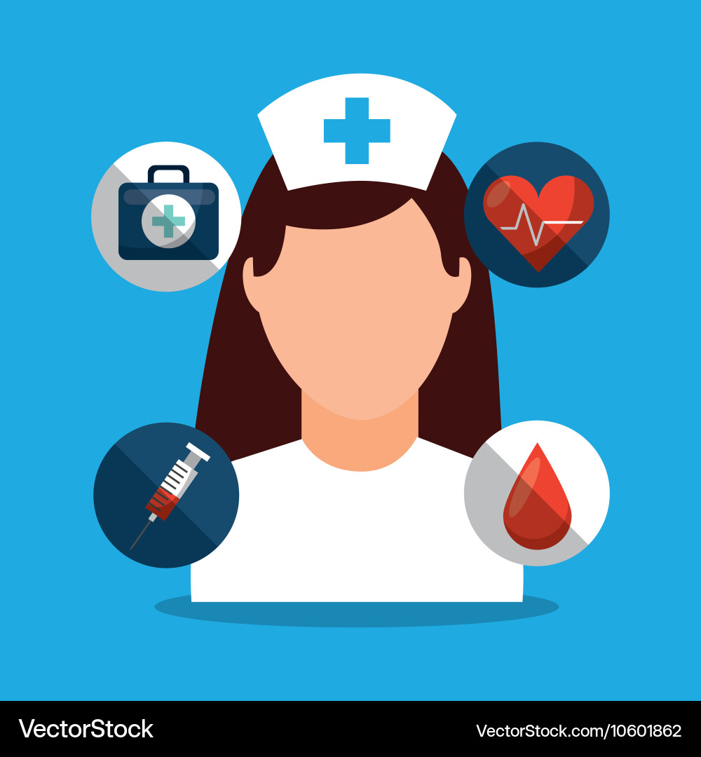 Medical concept set icons Royalty Free Vector Image