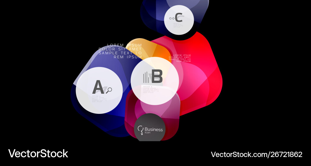 Modern advertising concept for wallpaper design Vector Image