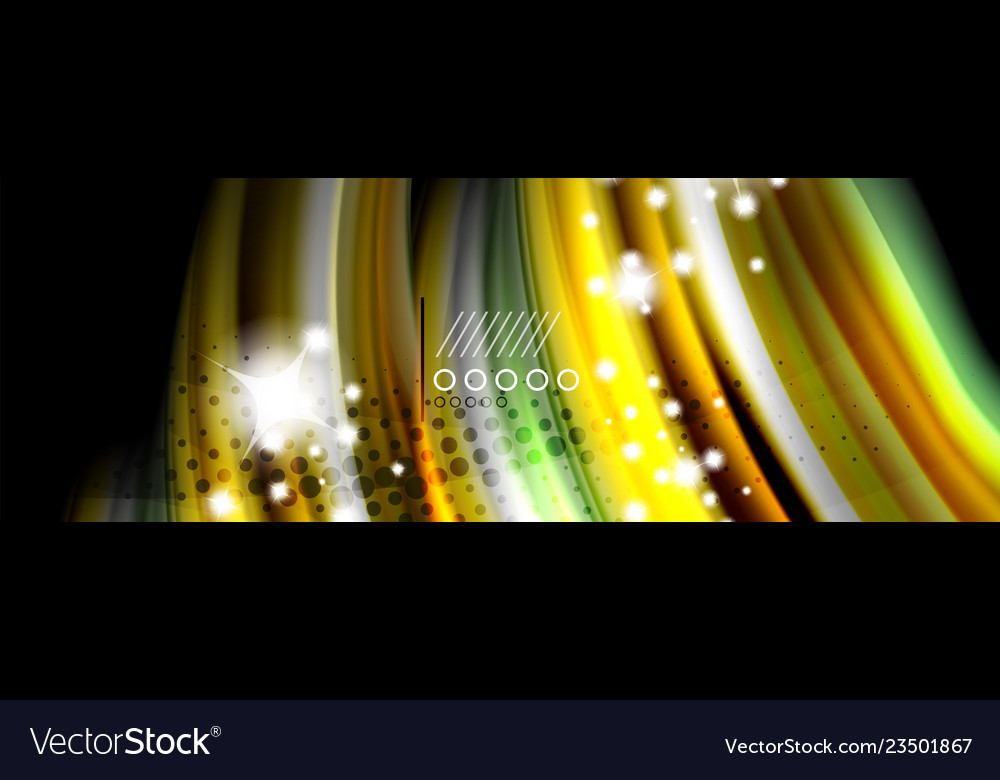 Fluid liquid wave pattern Royalty Free Vector Image