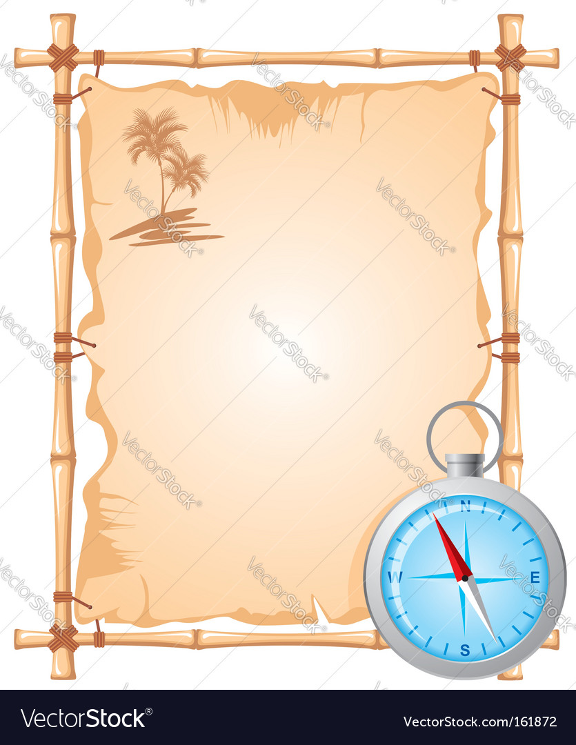 Bamboo frame Royalty Free Vector Image - VectorStock