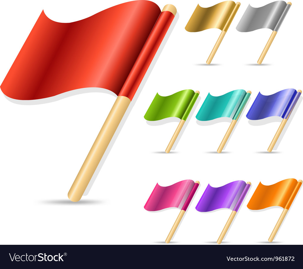 Flags Royalty Free Vector Image - VectorStock