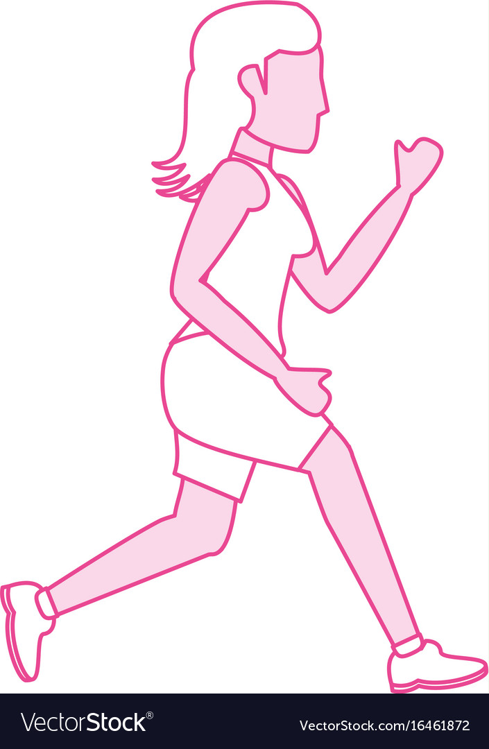 Running Royalty Free Vector Image - VectorStock
