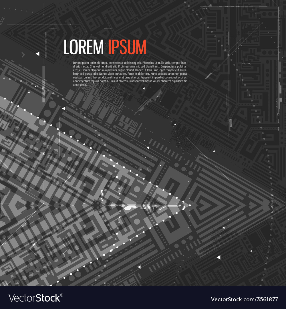 Abstract technology background Royalty Free Vector Image