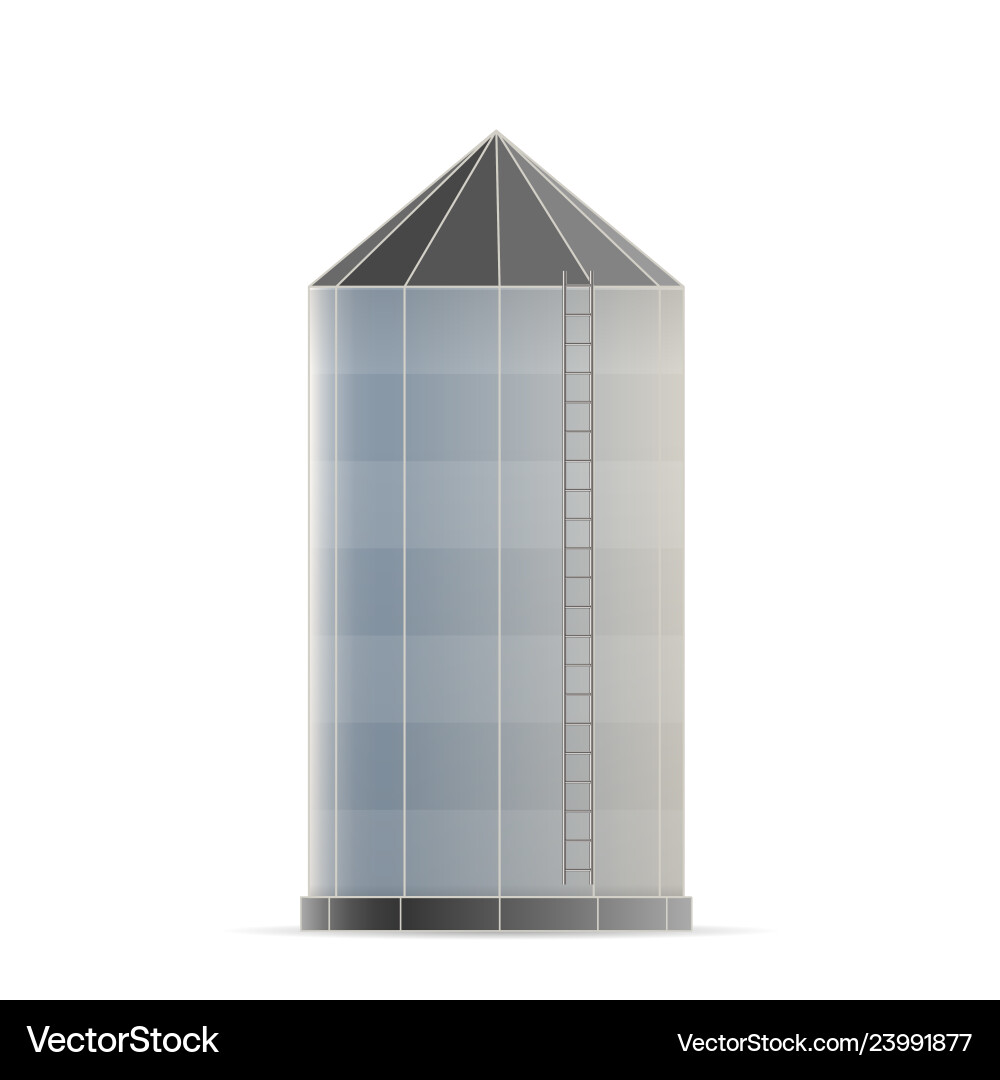 Creative of agricultural silo Royalty Free Vector Image