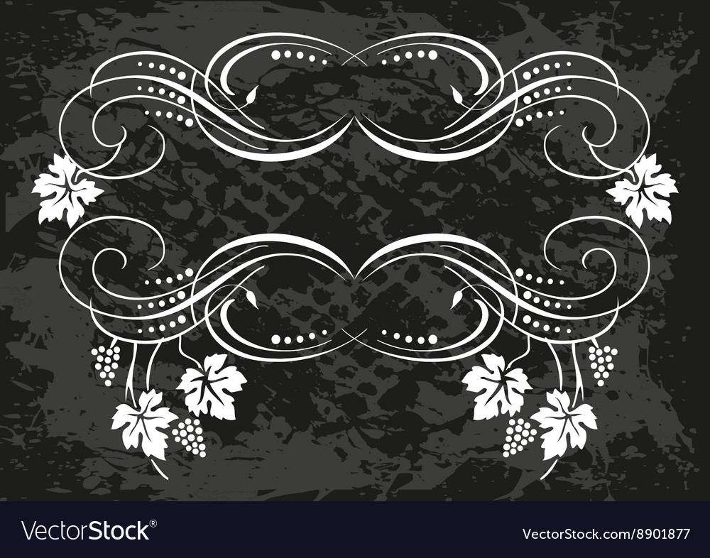 Decorative frame with pattern Royalty Free Vector Image